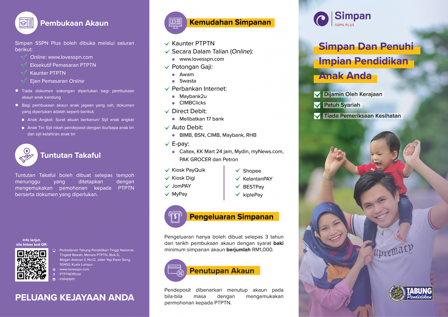 Lebih Banyak Manfaat & Keistimewaan, PTPTN Lancarkan Simpan SSPN PLUS