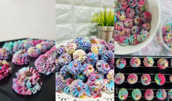 Resepi Semperit Cream Cheese Unicorn Warna-Warni, Mesti ‘Laku Keras’!
