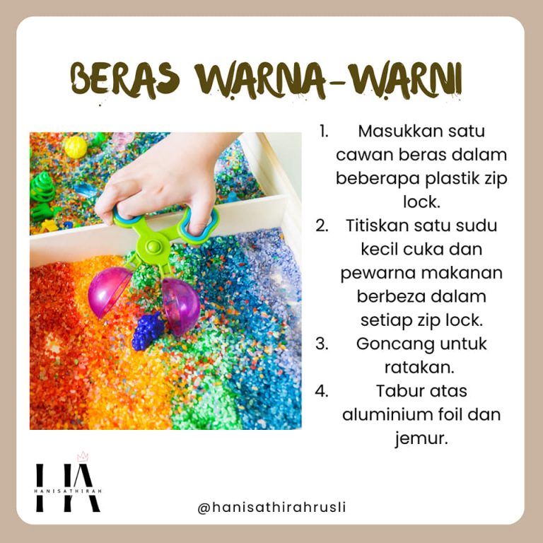 Idea Mainan Sensori Di Rumah Untuk Anak, Mak Ayah Boleh Main Sekali!