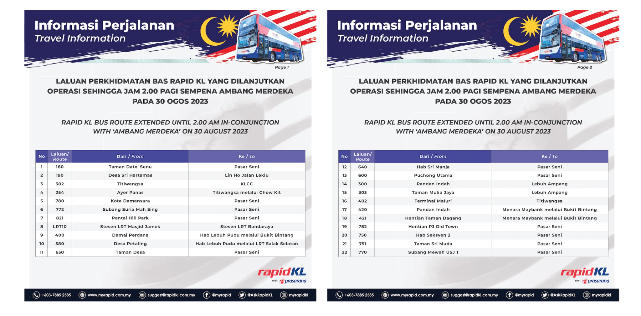 Sambutan Merdeka 2023: Info Penting Kena Tahu