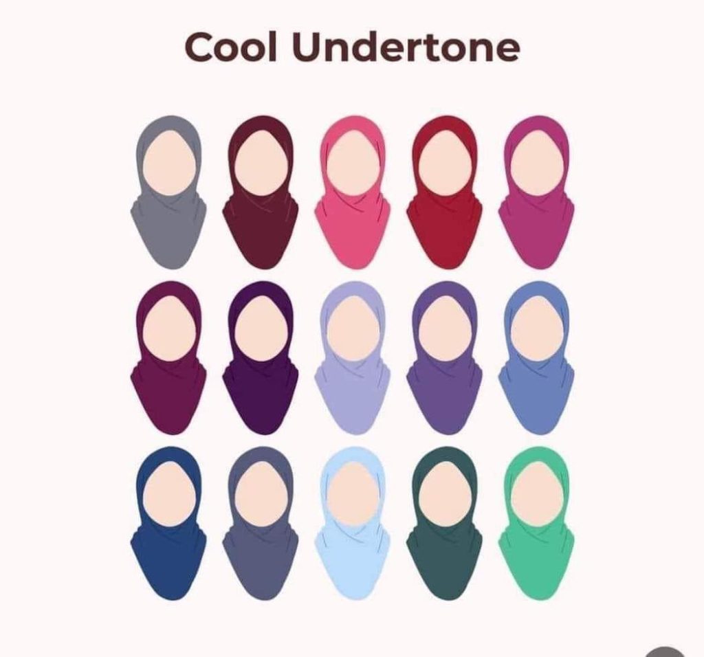 Cara Pilih Warna Tudung Ikut Warna Kulit, Makin Berseri