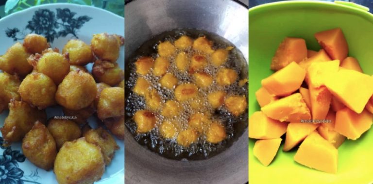 Resepi Cucur Labu Lemak Manis, Buat Jadi Bulat Elok!