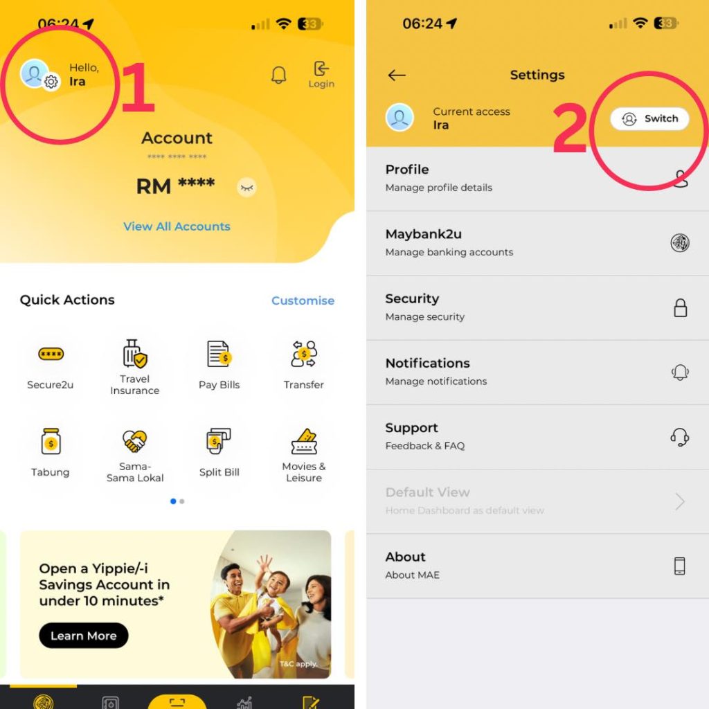Cara Tambah Akaun Perniagaan Enterprise Di MAE Maybank