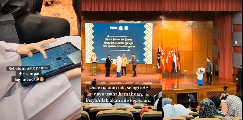 Pelajar Cemerlang Raih Anugerah, Hidap Disleksia dan ADHD!