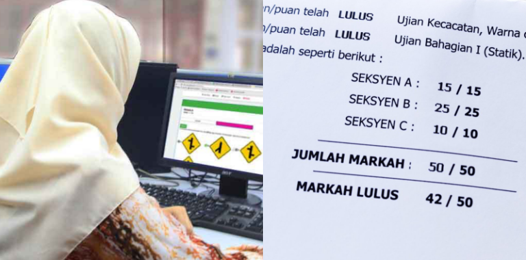 Contoh Soalan Ujian Lesen Memandu, Kena Baca Betul-Betul