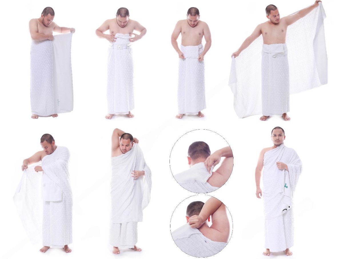 Cara Pakai Ihram Untuk Lelaki Mengikut Sunnah