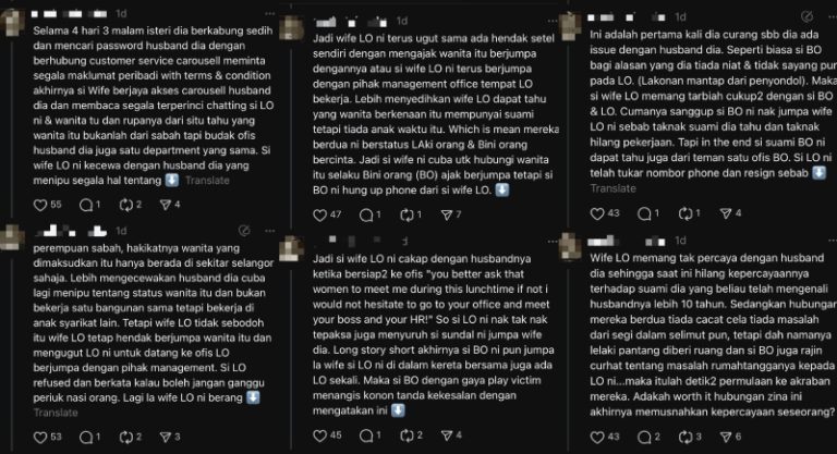 Kisah Curang Kantoi Di Carousell, Suami Bersama Isteri Orang