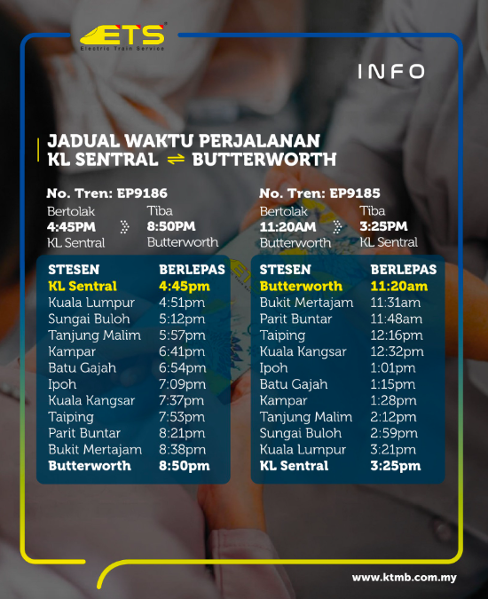 Tiket ETS Tambahan Sempena Aidilfitri Boleh Dibeli Hari Ini!