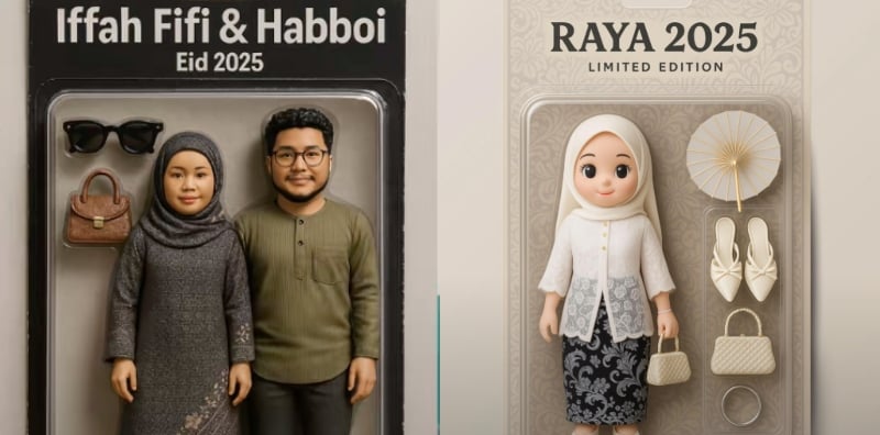 Guna ChatGPT Tukar Gambar Raya Ala Barbie Yang Viral, Jadi!