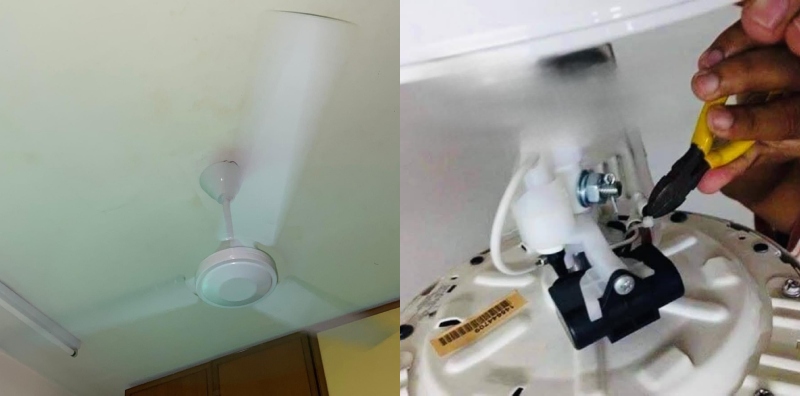 Cara Tukar Kapasitor Kipas Siling, Speed 1 Jadi Angin Turbo!