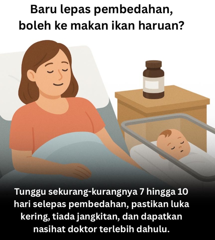 Luka Pembedahan Masih Baru, Jangan Gelojoh Makan Ikan Haruan
