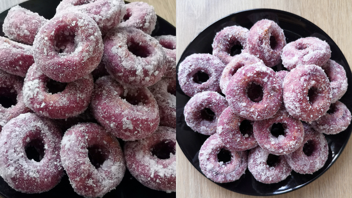 Resepi Kuih Keria Keledek Ungu, Lain Dari Yang Biasa