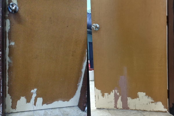 DIY Pintu Rumah Terkopek & Kembang, Hasilnya Hotel 5 Bintang