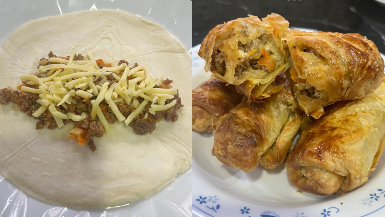 Resepi Roti Paratha Daging, Cicah Sos Macam Ni Sedap!