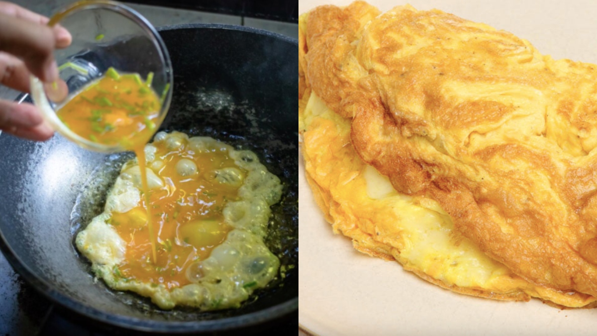 Telur Dadar Gebu & Padat Bila Guna 8 Tips Ini, Memang Sedap!