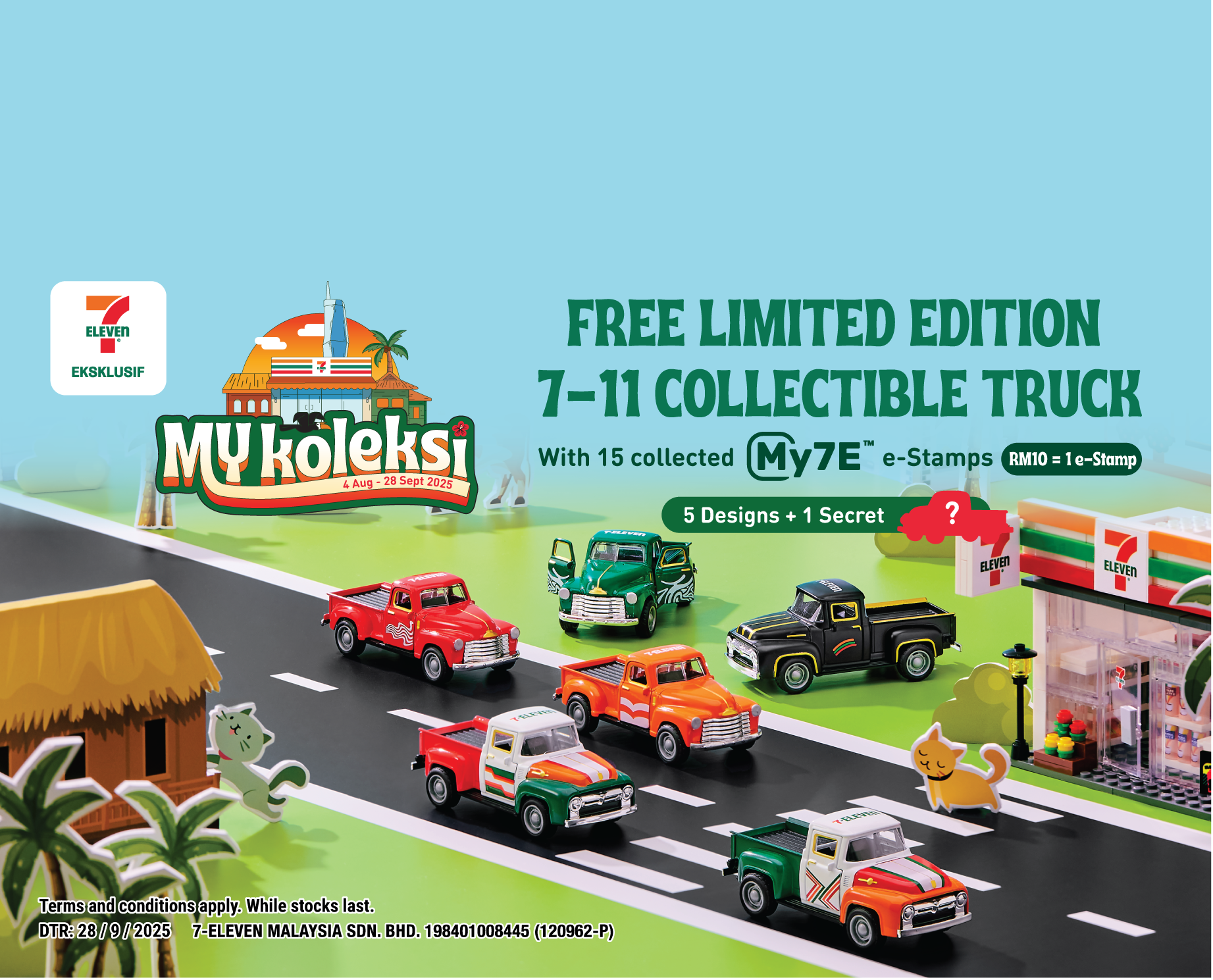 7-Eleven Tawarkan Trak Mini Percuma Yang Buat Kita Throwback Zaman ...