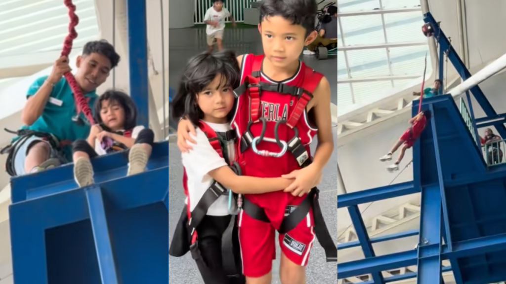 Anak Hairul Azreen Dipuji, Berani Buat Free Fall!