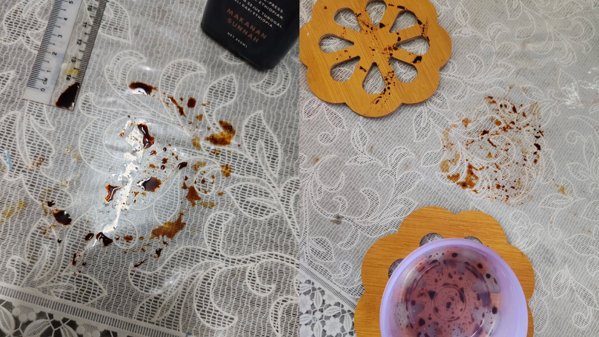 Cecair Hitam Macam Kicap Muncul Lepas 5 Hari Tinggal Rumah