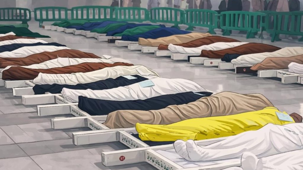 Kain Penutup Jenazah Di Masjidil Haram Ada 6 Warna & Maksud