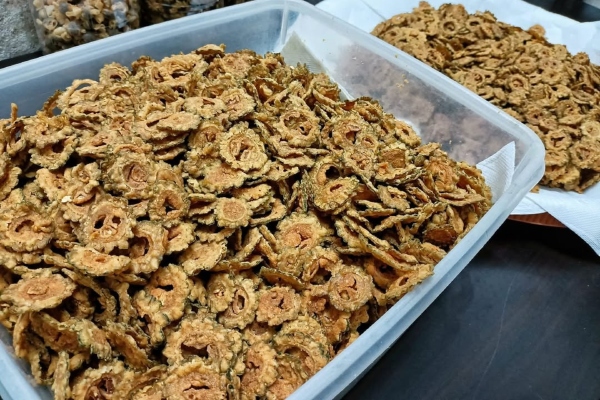 Resipi Kerepek Peria Rangup, Tahan Lama & Kurang Pahit