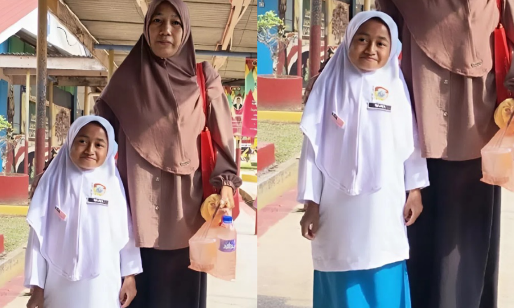 Tubuh Kecil Pelajar Sekolah Tular, Semangat Pergi Sekolah