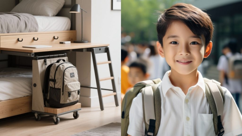 6 Idea Simpan Beg Sekolah, Rumah Kemas & Tak Tertinggal Buku