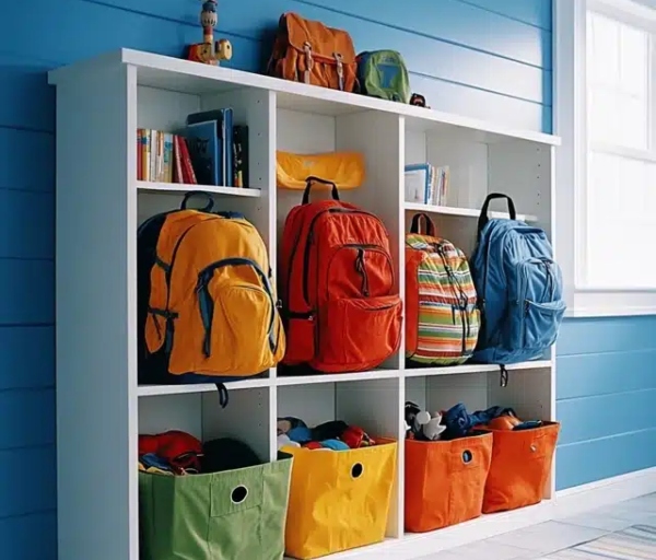 6 Idea Simpan Beg Sekolah, Rumah Kemas & Tak Tertinggal Buku