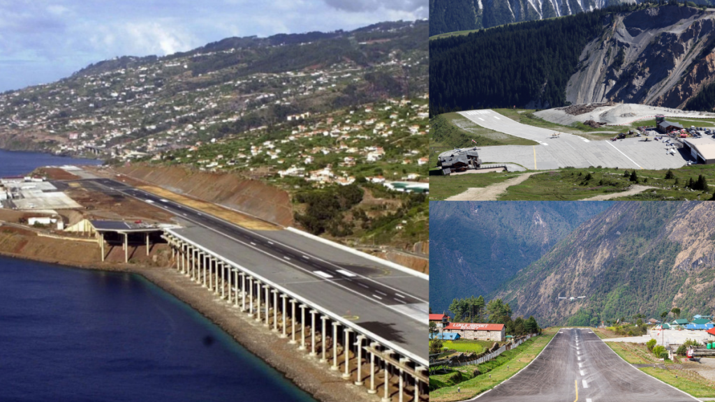 Lapangan Terbang Paling Bahaya Di Dunia, Pilot Pun Gerun!