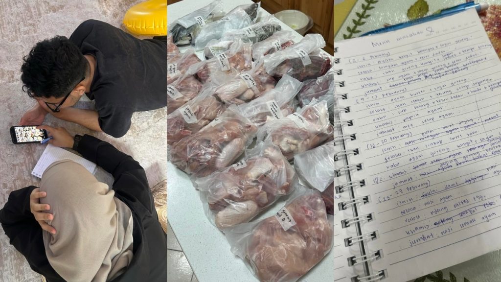 Wanita Dedah Menu Sebulan Dapat 8 Lauk Dengan Bajet RM200+