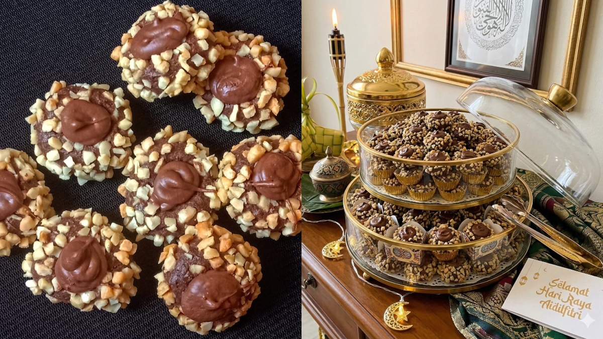 Resipi Nutella Button Cookies Viral Untuk Biskut Raya 2026
