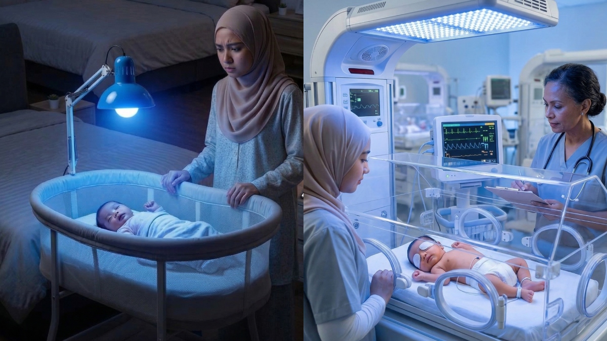 Risiko Rawat Bayi Kuning Di Rumah Guna Lampu Biru 'Online'