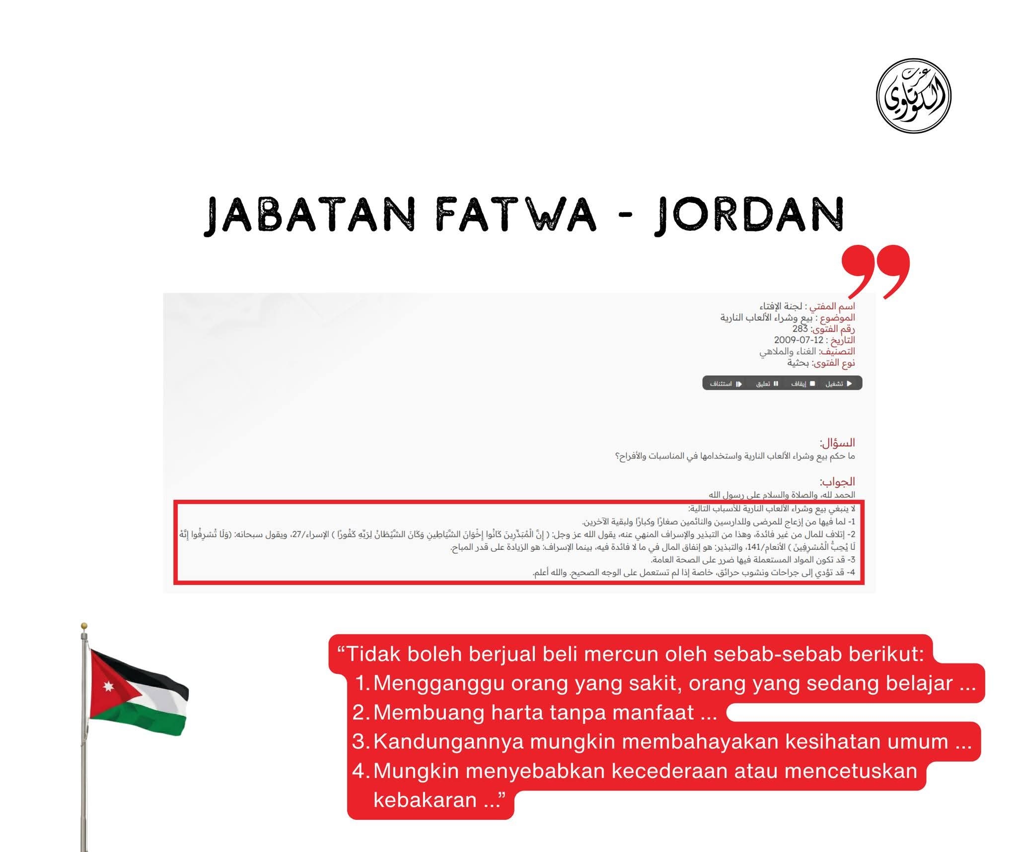 Hukum Bermain Mercun & Berniaga, Fatwa Antarabangsa & Kita