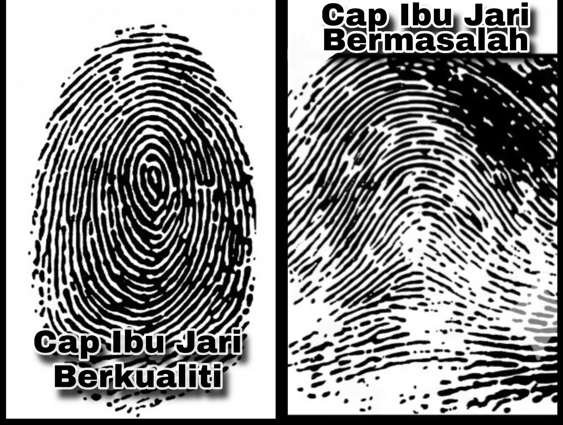 Semak Cap Ibu Jari Anak Sebelum Buat MyKad 12 Tahun - JPN