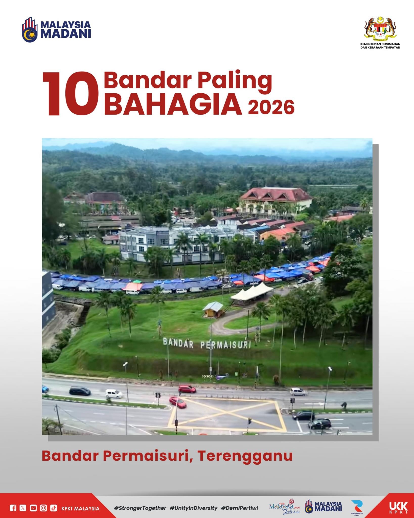10 Bandar Paling Bahagia Di Malaysia Tahun 2026