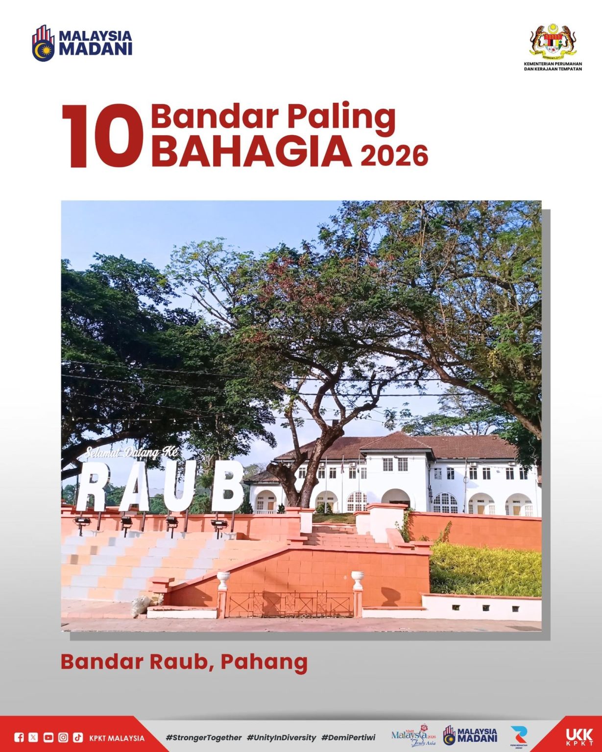 10 Bandar Paling Bahagia Di Malaysia Tahun 2026
