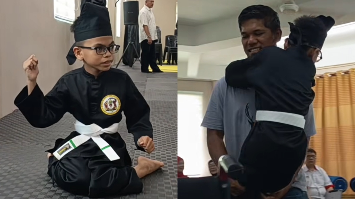 Anak 12 Tahun Belajar Silat Walau Lumpuh Pinggang Ke Bawah