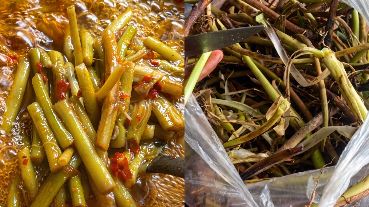 Sulur Keladi Asam Pedas, Resipi Mudah Sayur Kampung Sedap!