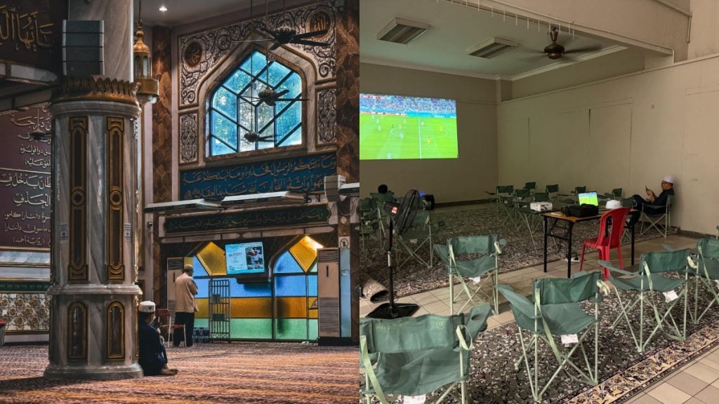 Kaki Bola Pergi Masjid Al Falah Tengok World Cup, Qiamullail