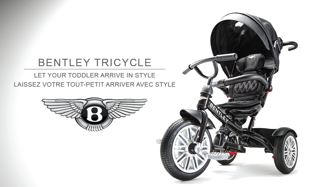 Bentley Hasilkan 6-in-1 Stroller Yang Boleh Bertukar Jadi Basikal Roda Tiga